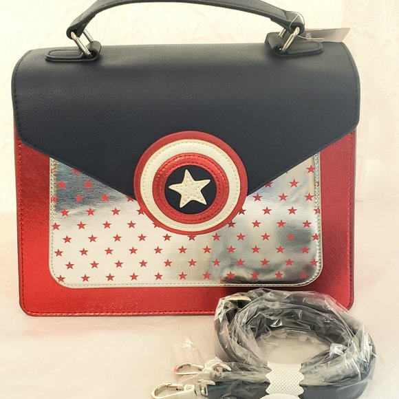 Disney | Bags | Disney Marvel Captain America Purse By Danielle Nicole ...